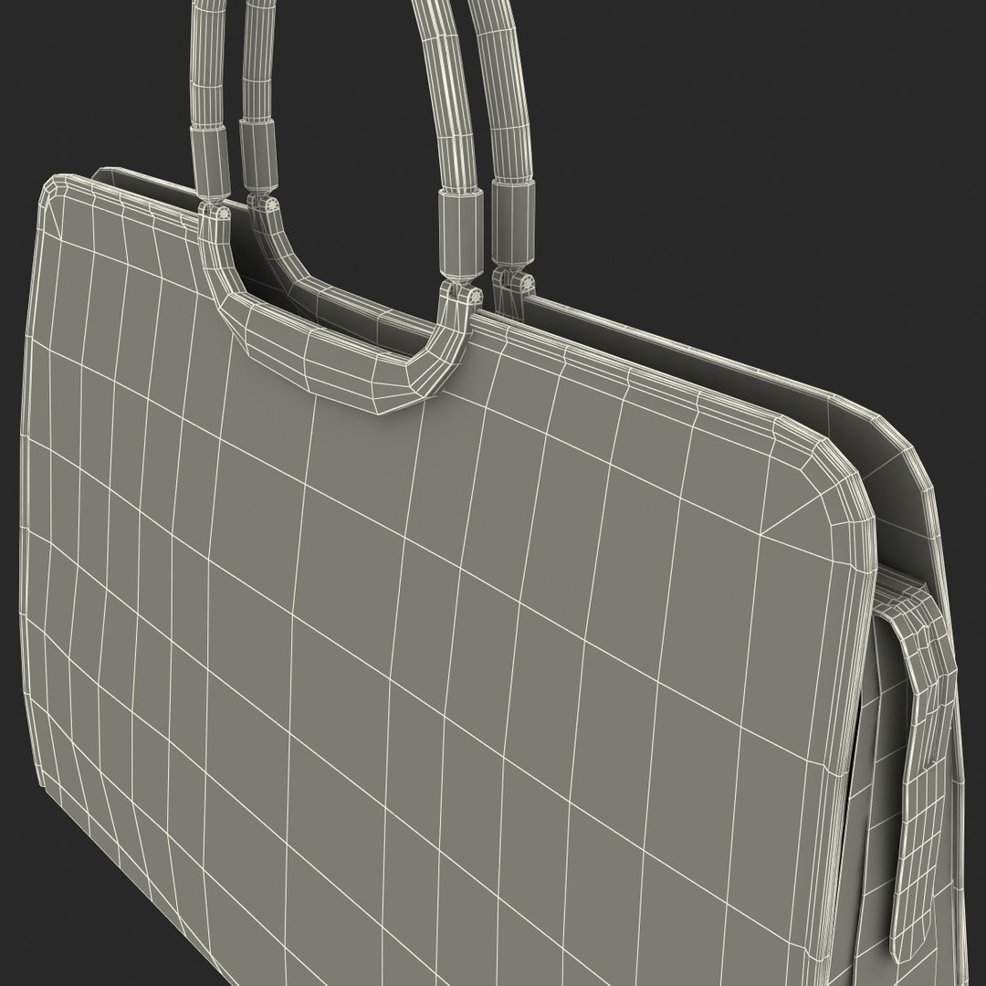 woman handbag 8 bag 3d model