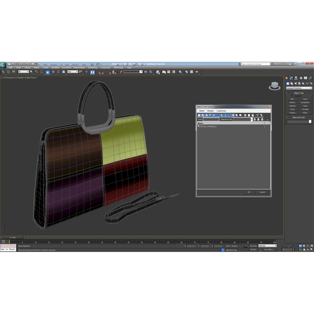 woman handbag 8 bag 3d model