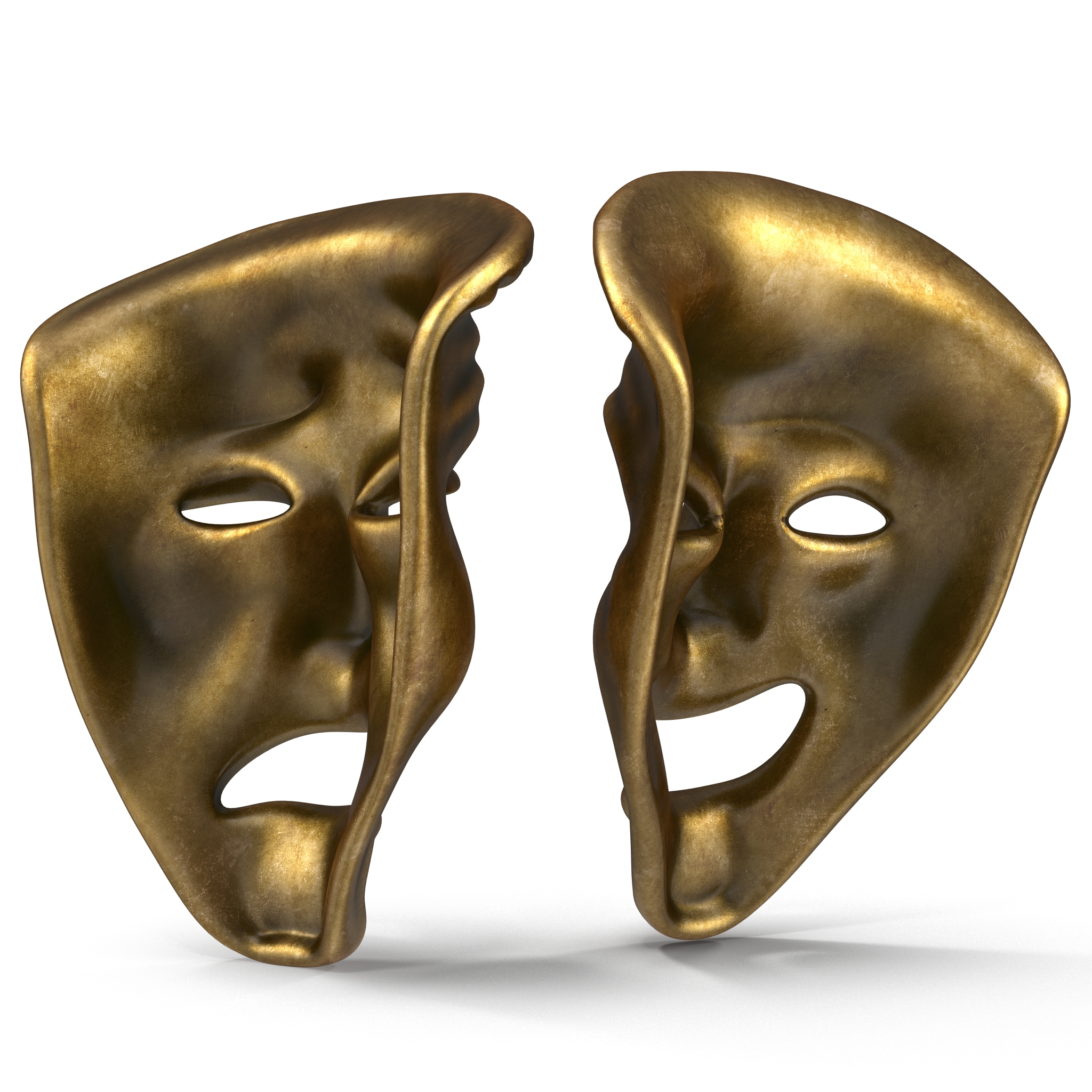 theatre masks 3d model
