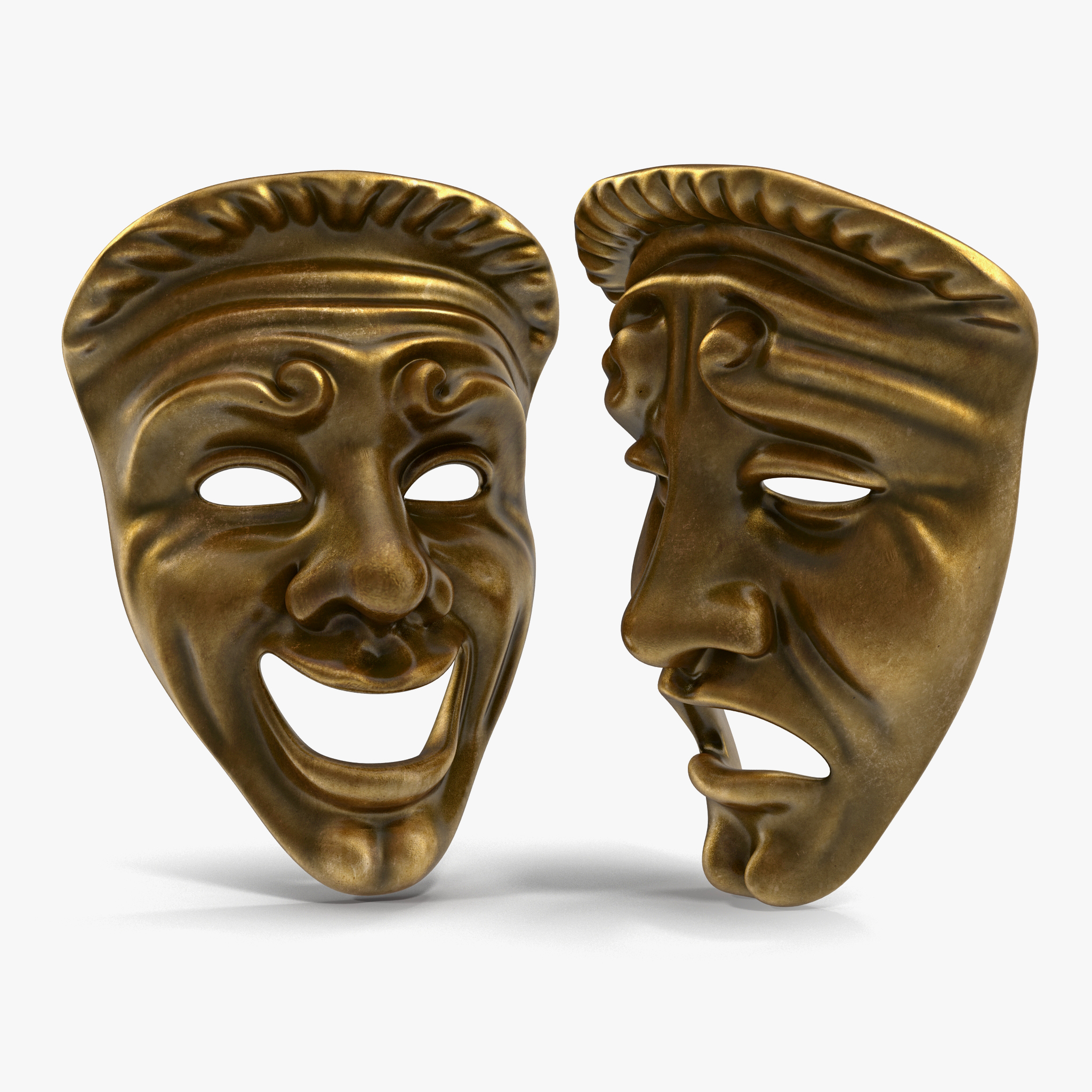 theatre masks 3d model