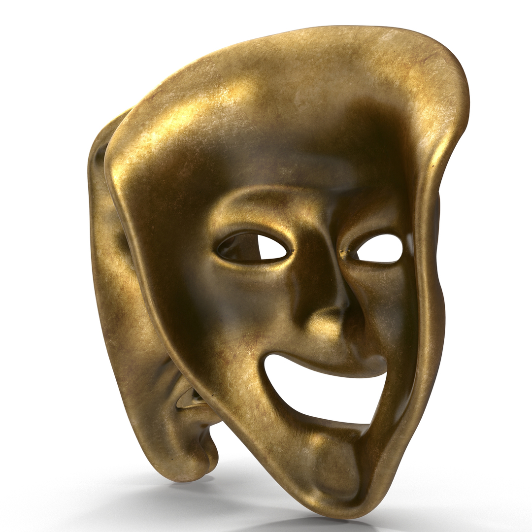 theatre masks 3d model