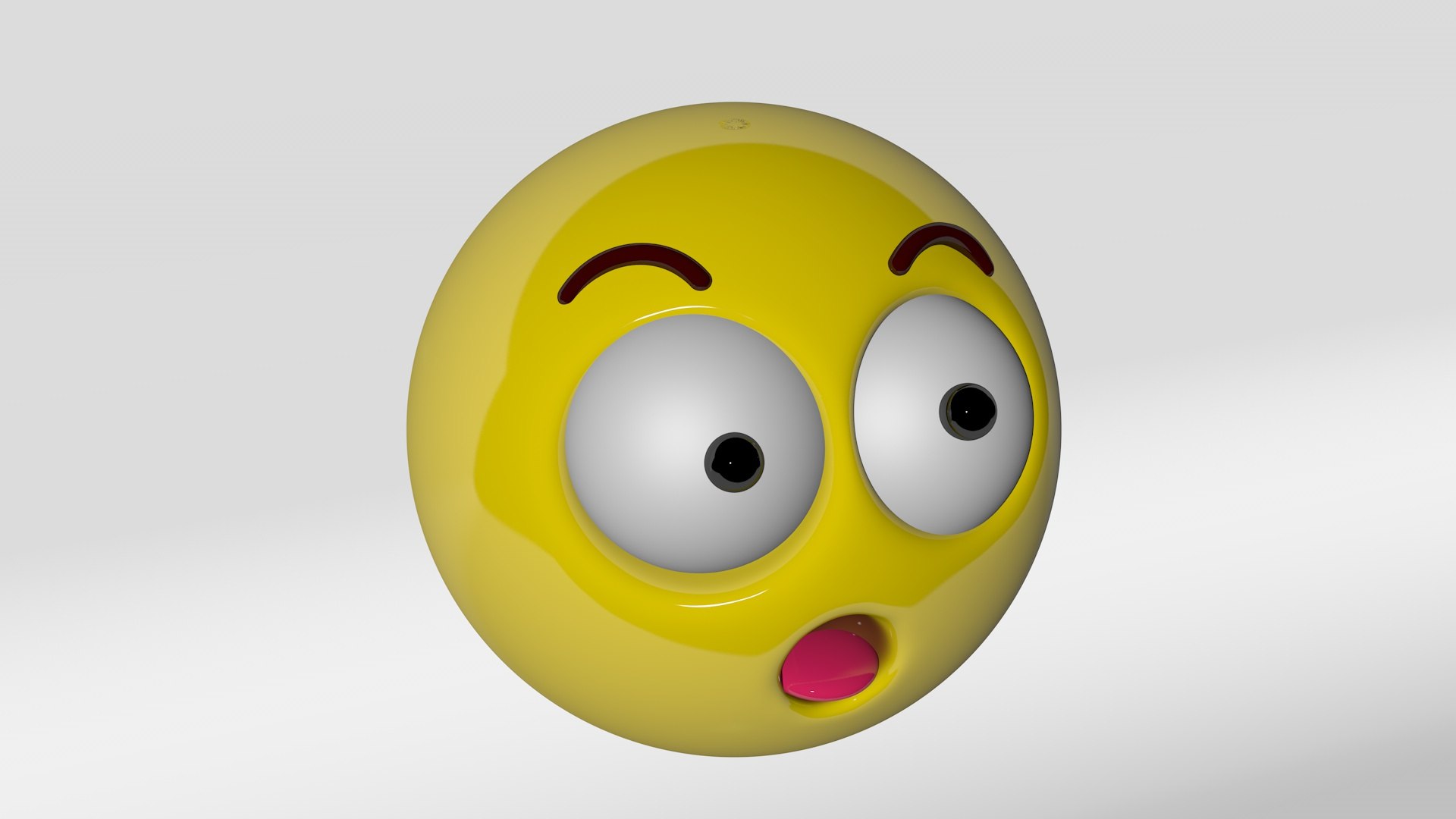 3D 3D Emoji Flushed Face Model - TurboSquid 1789714