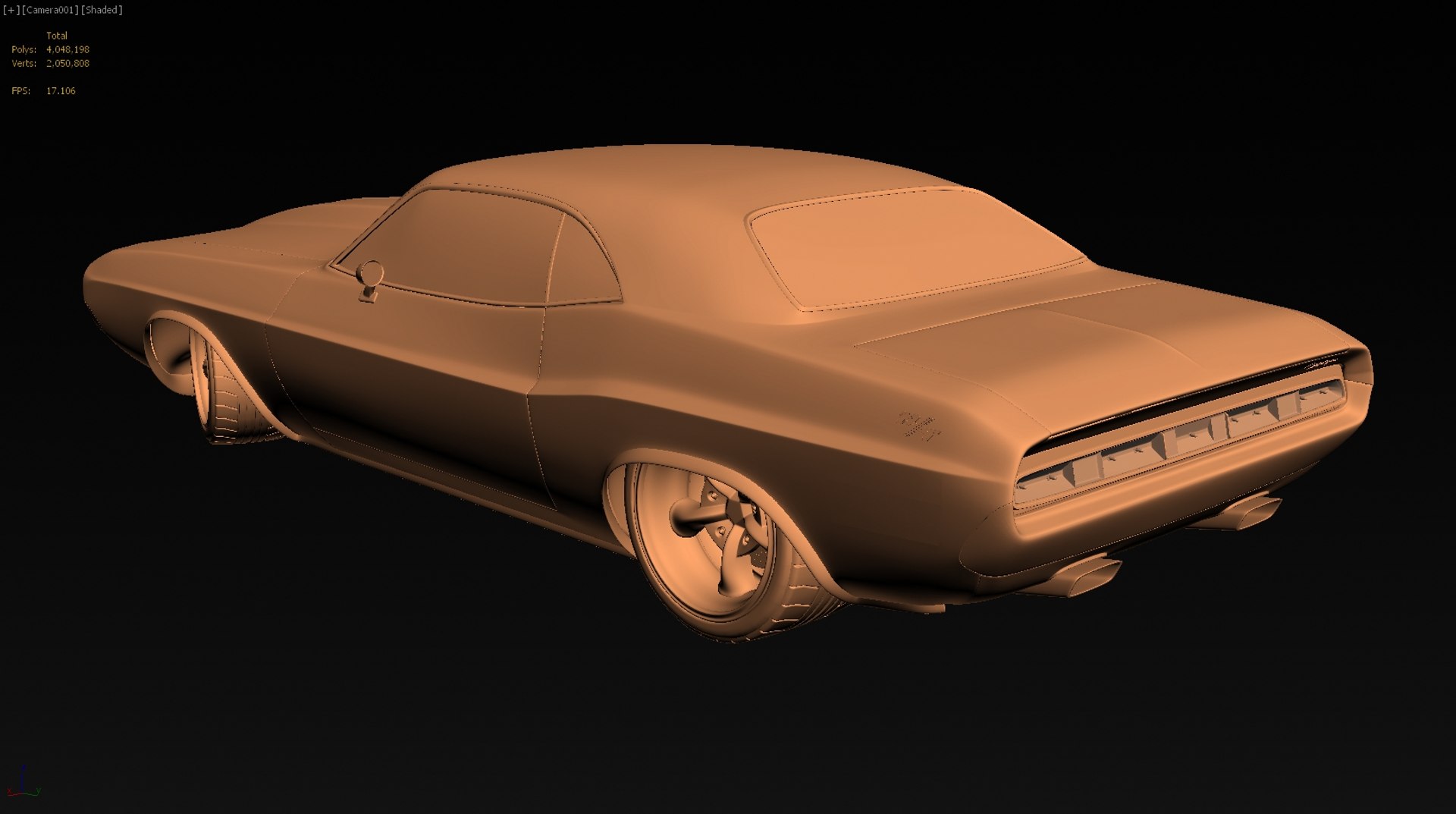 3d Model Dodge Challenger