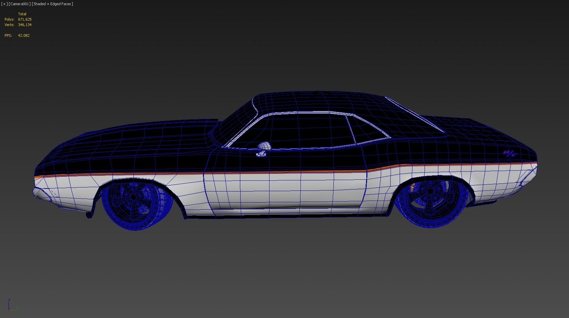 3d Model Dodge Challenger