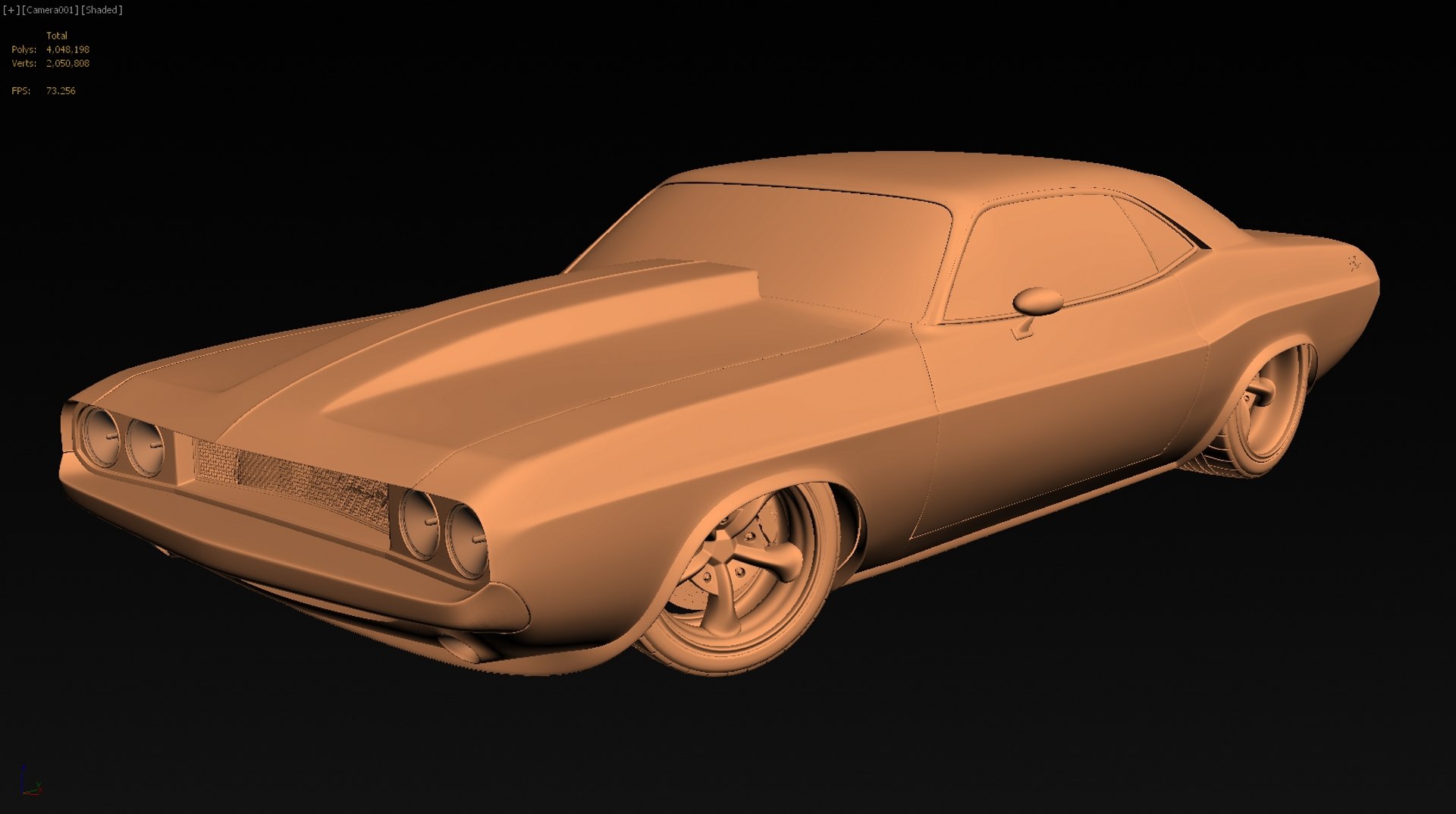3d Model Dodge Challenger