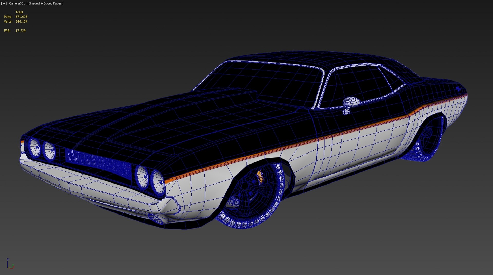 3d Model Dodge Challenger