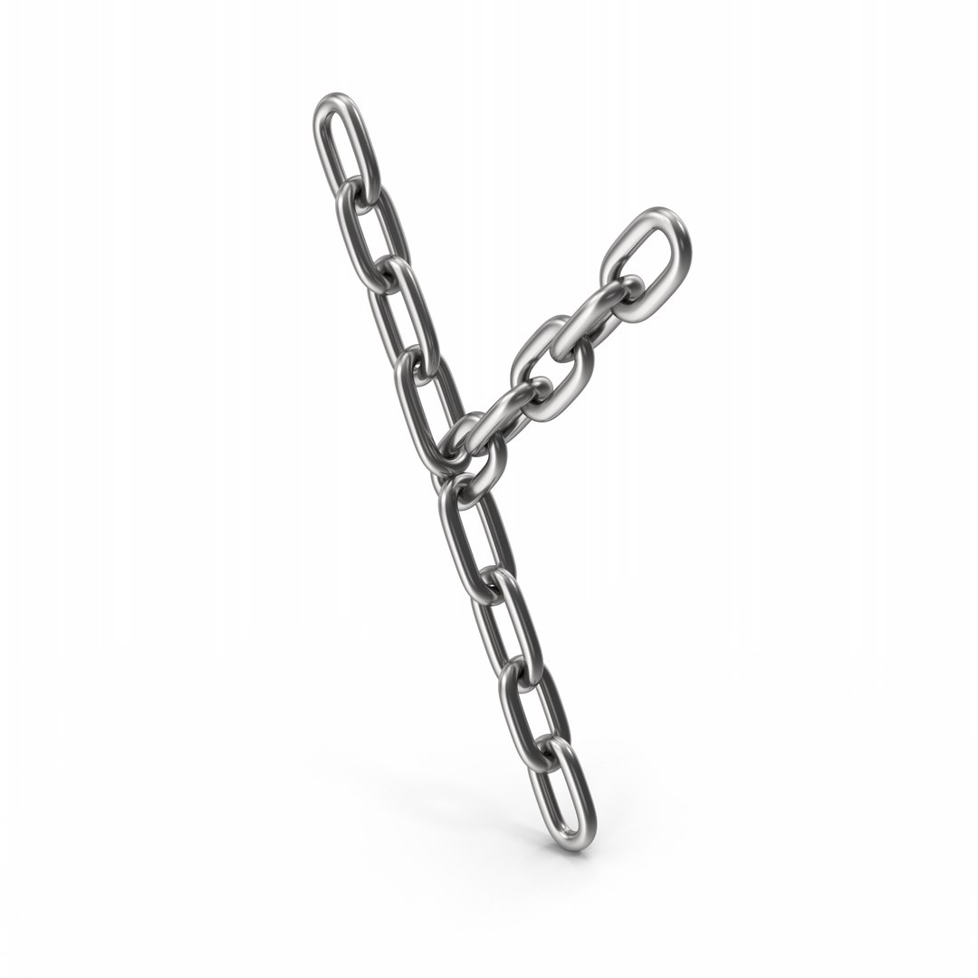 3D Chain Letter Y - TurboSquid 2024728
