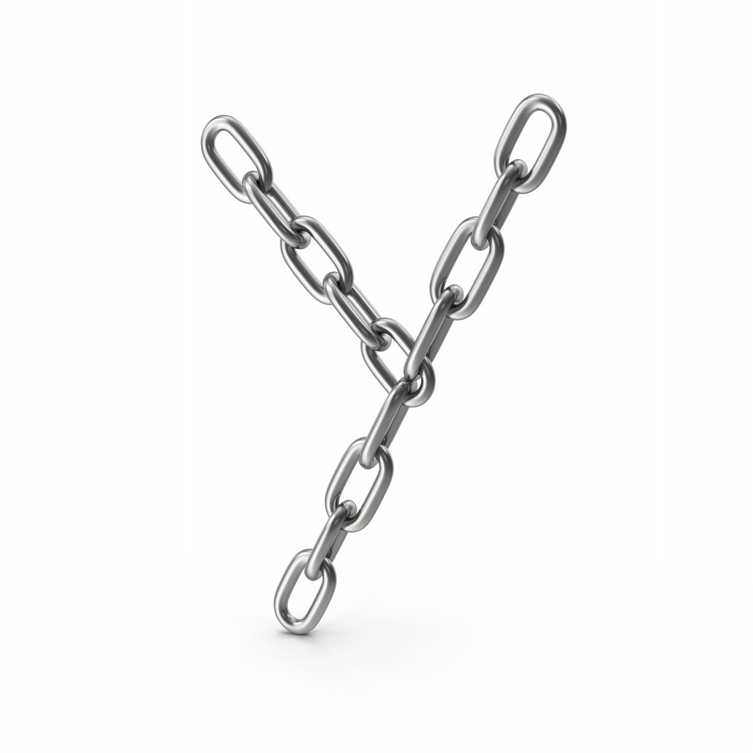 3D Chain Letter Y - TurboSquid 2024728