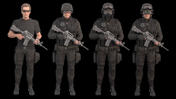 Free 3D Swat Models | TurboSquid