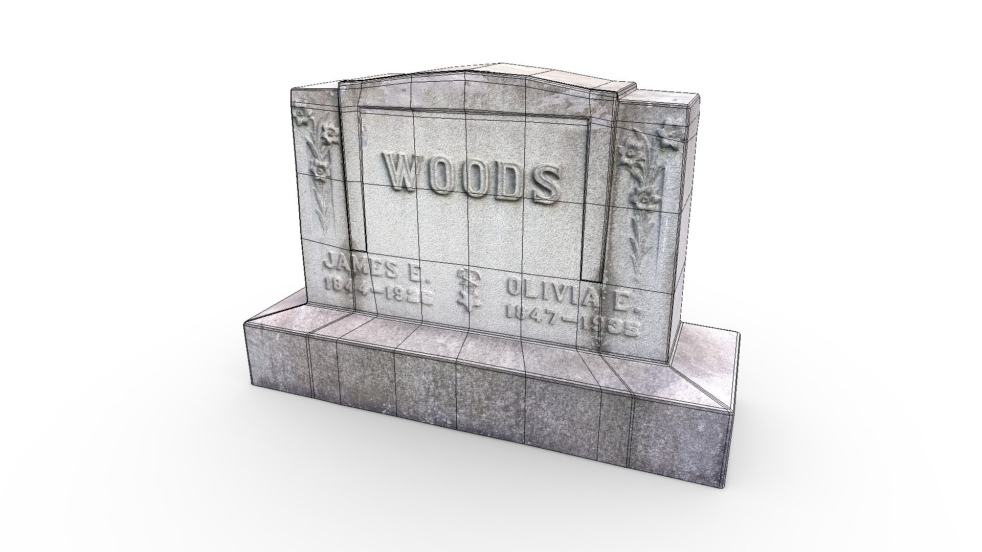 Gravestone Model - TurboSquid 1756254