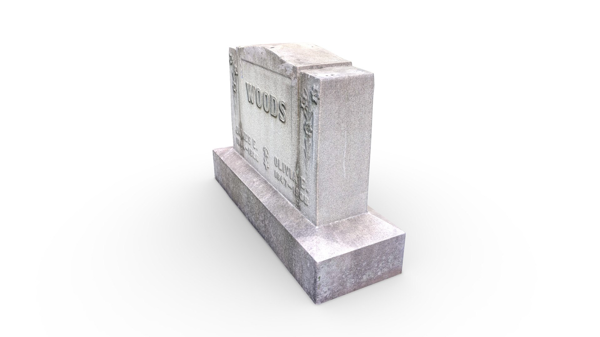 Gravestone Model - TurboSquid 1756254