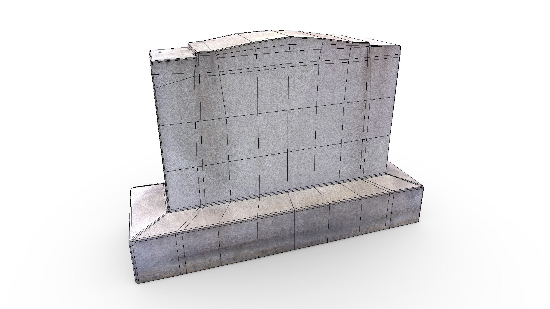 Gravestone Model - TurboSquid 1756254