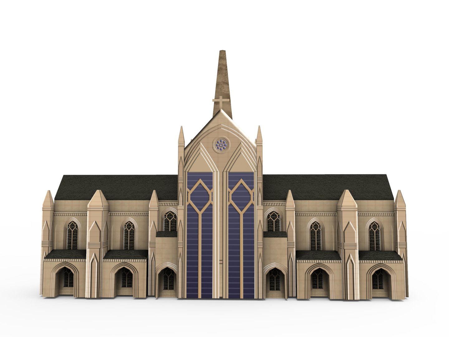 Christian Church 3D Model - TurboSquid 1626584