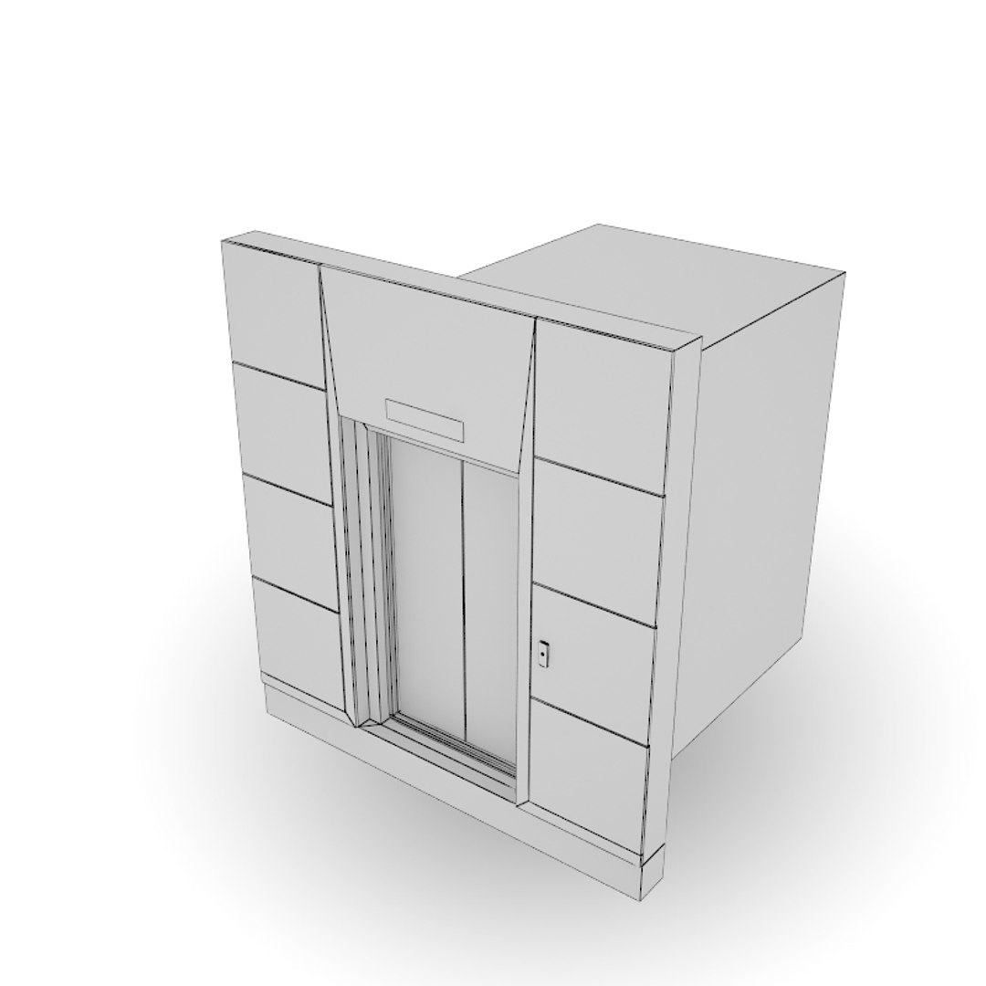 3d Building Elevator Model