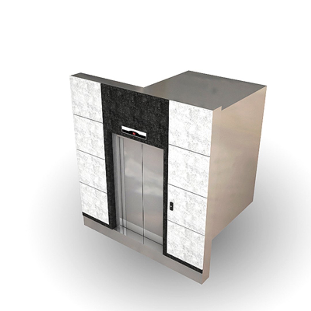 3d Building Elevator Model