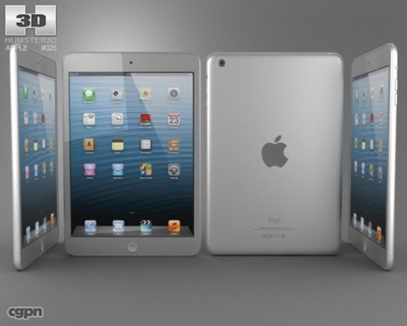 3d apple ipad mini model