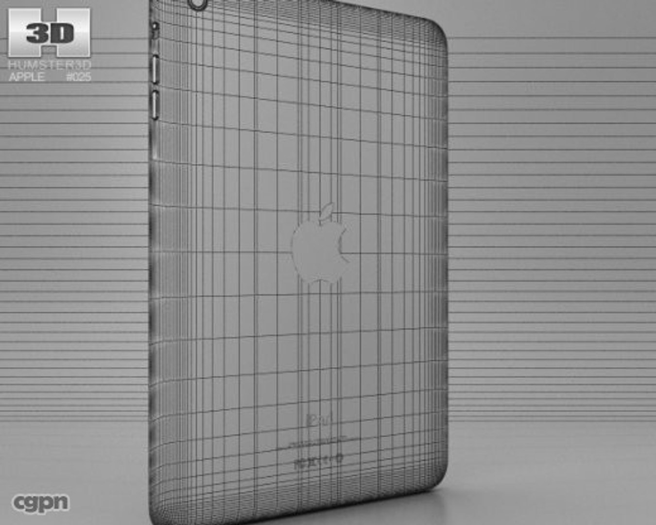 3d apple ipad mini model