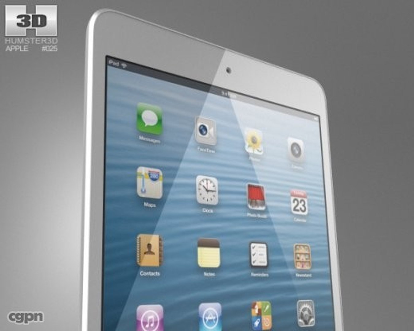 3d apple ipad mini model