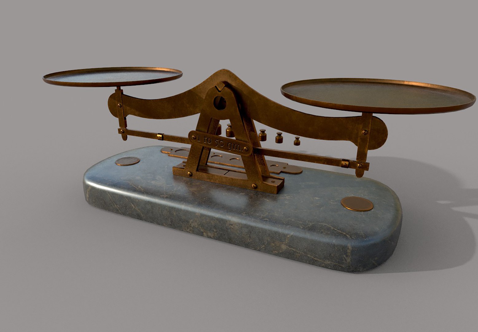 Balance Scale Low-poly 3D - TurboSquid 1751316
