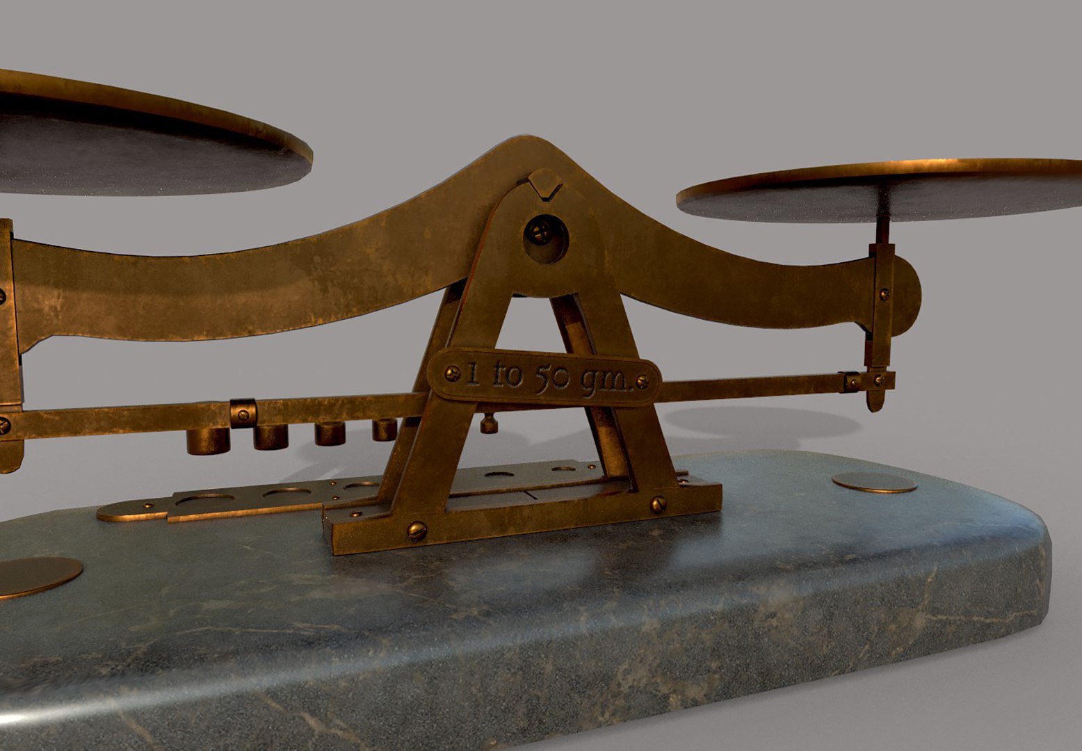 Balance Scale Low-poly 3D - TurboSquid 1751316