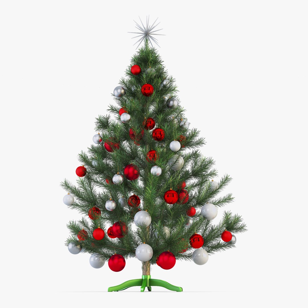 Christmas tree 150cm v 3D model - TurboSquid 1655989