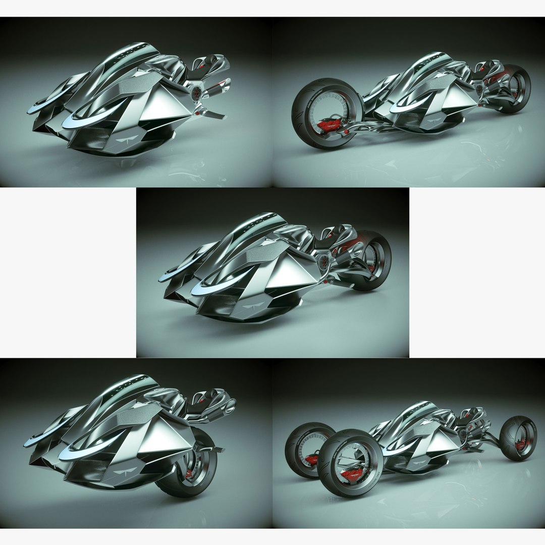 T Concept Bike 10 5 in 1 Collection 3D - TurboSquid 1966016