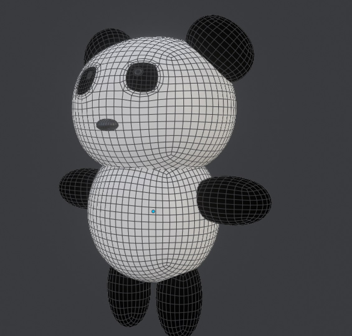 3D Cartoon Panda - TurboSquid 1637985