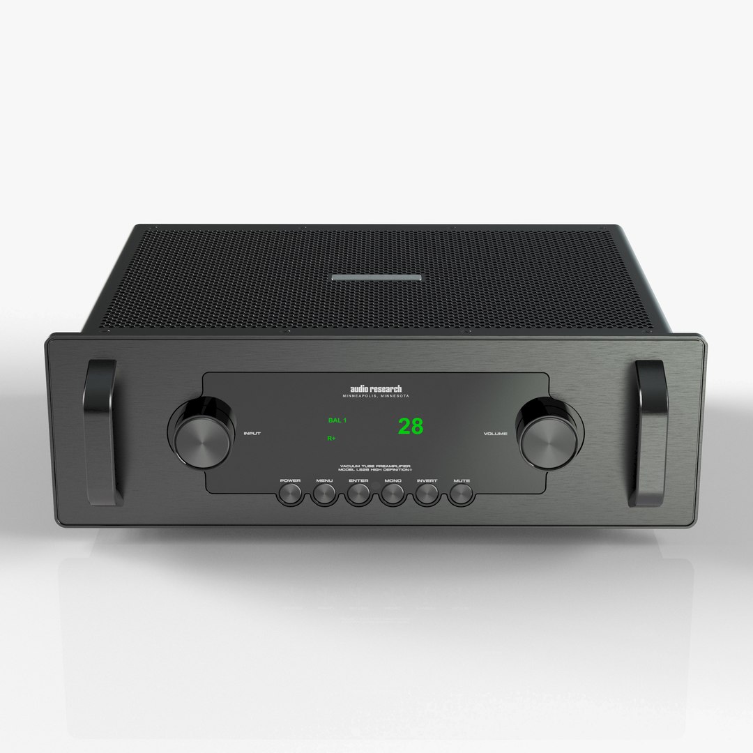 Audio Research LS28SE Line-Stage Black 3D - TurboSquid 2007846