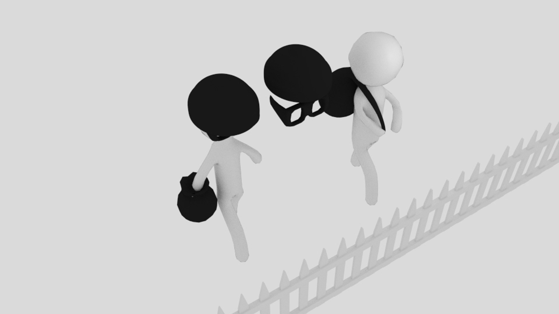 Burglar Stickman 3D Model - TurboSquid 1289772