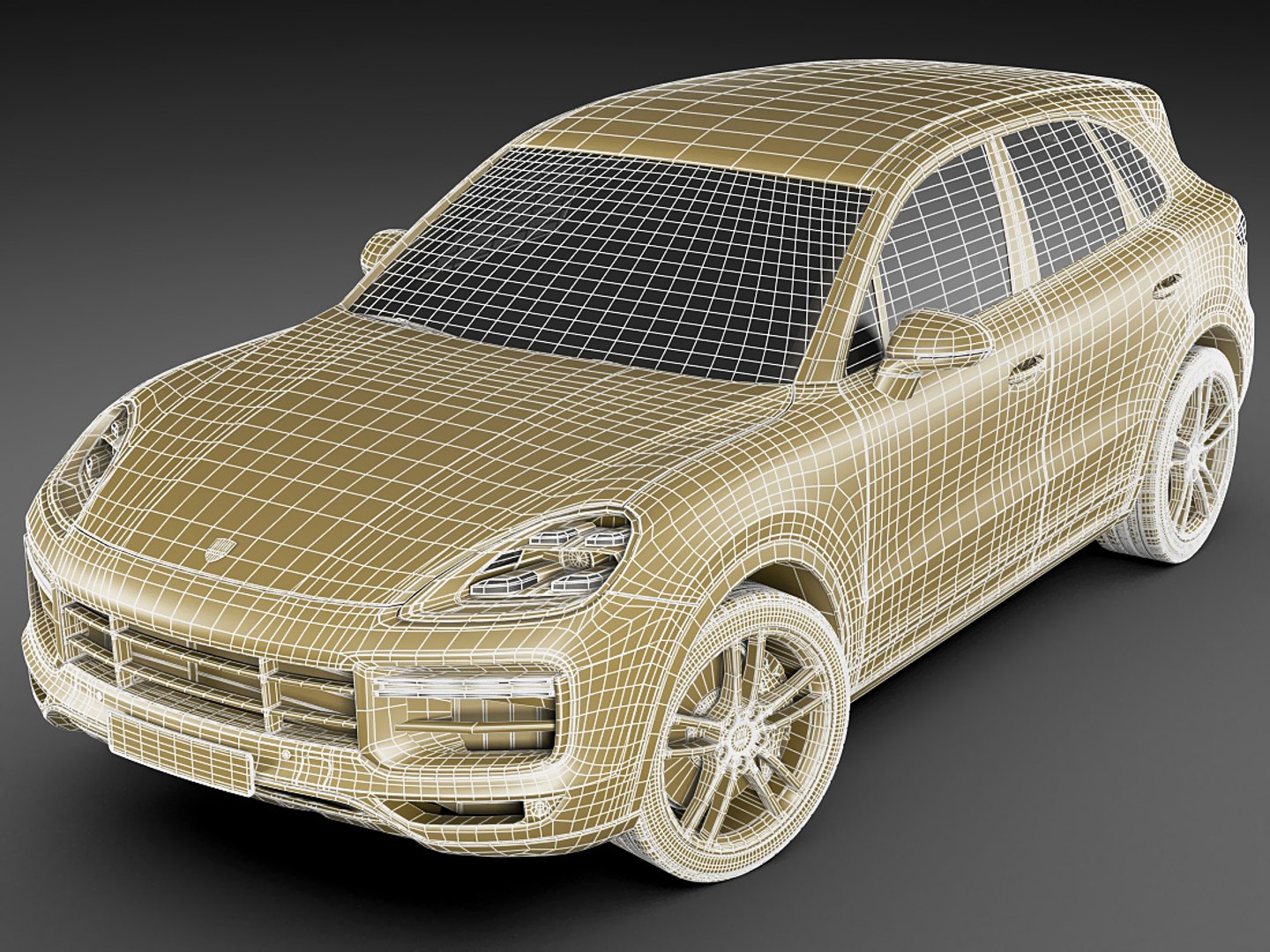 3D Porsche Cayenne Turbo Model - TurboSquid 1221684