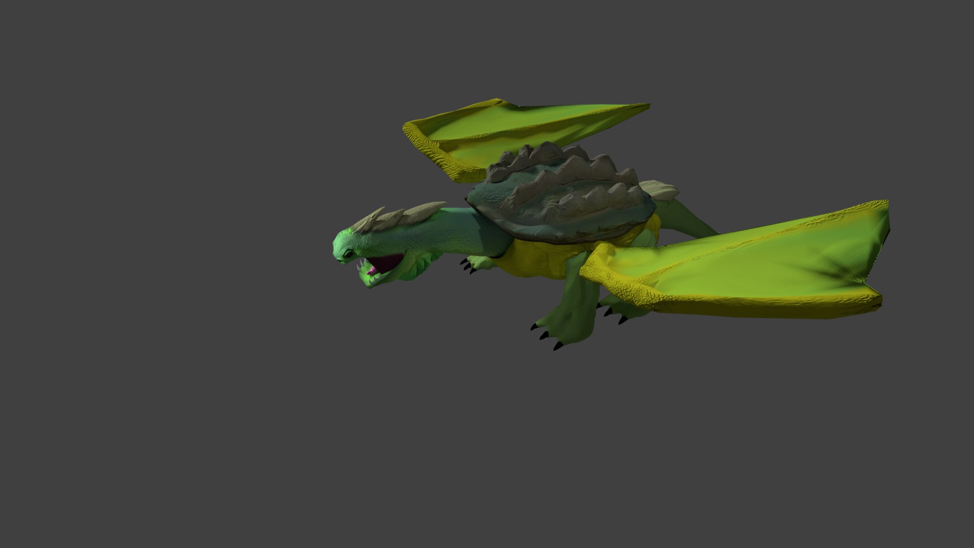 Turtle Dragon Model - TurboSquid 1353723