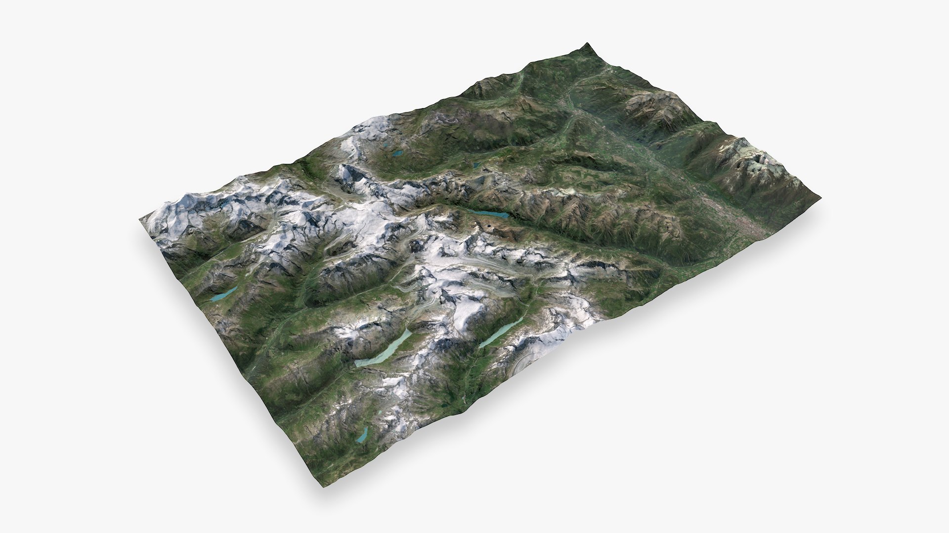 3D mountain matterhorn large terrain - TurboSquid 1485877