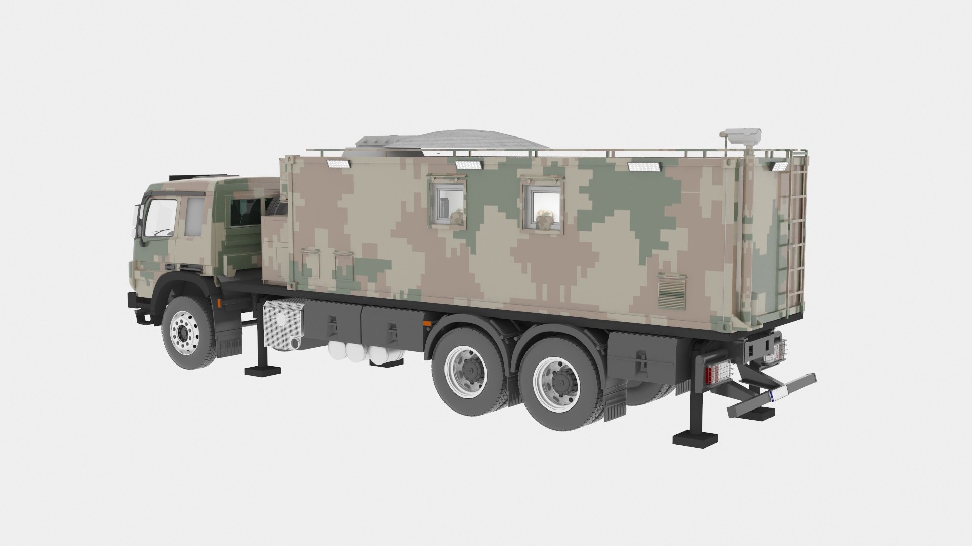 Command Vehicle 3D - TurboSquid 2123441