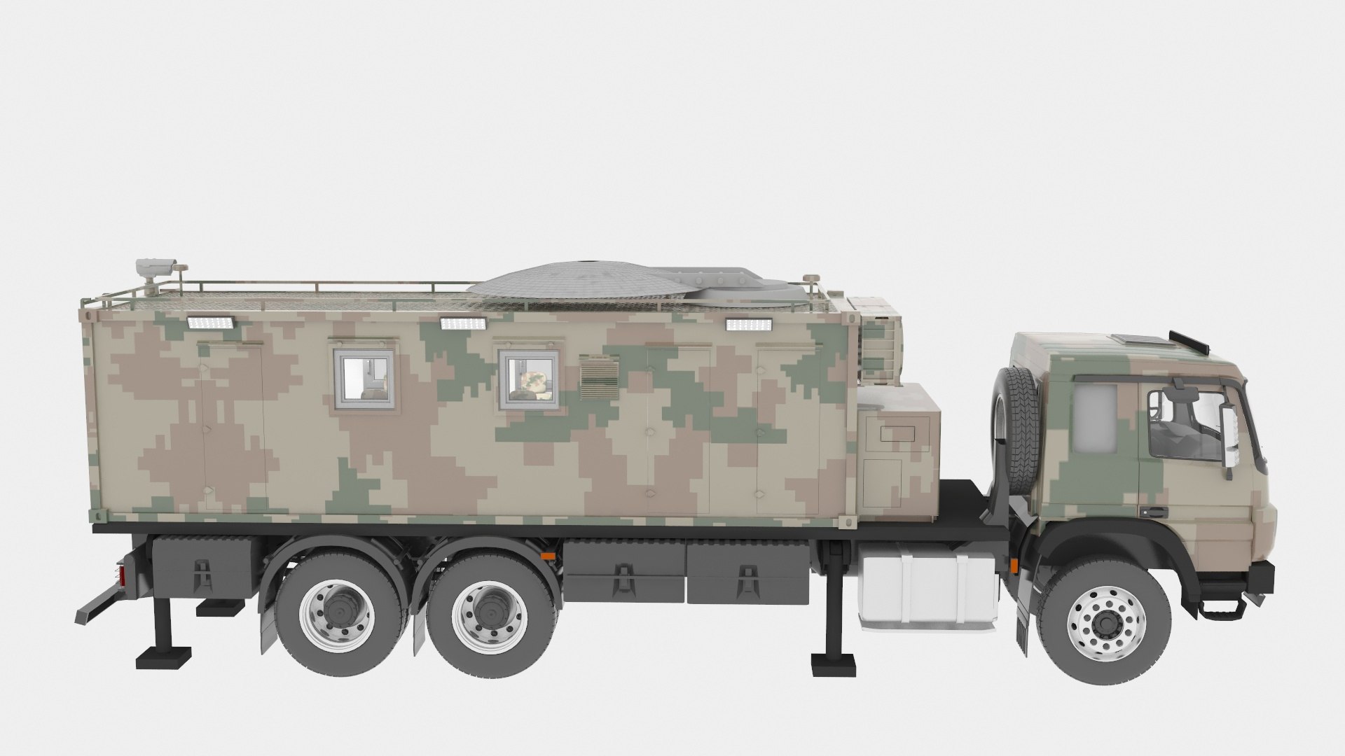 Command Vehicle 3D - TurboSquid 2123441