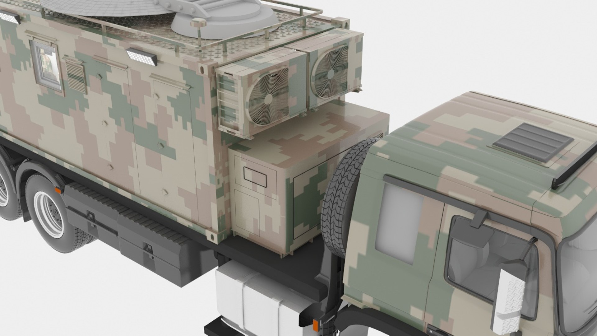 Command Vehicle 3D - TurboSquid 2123441