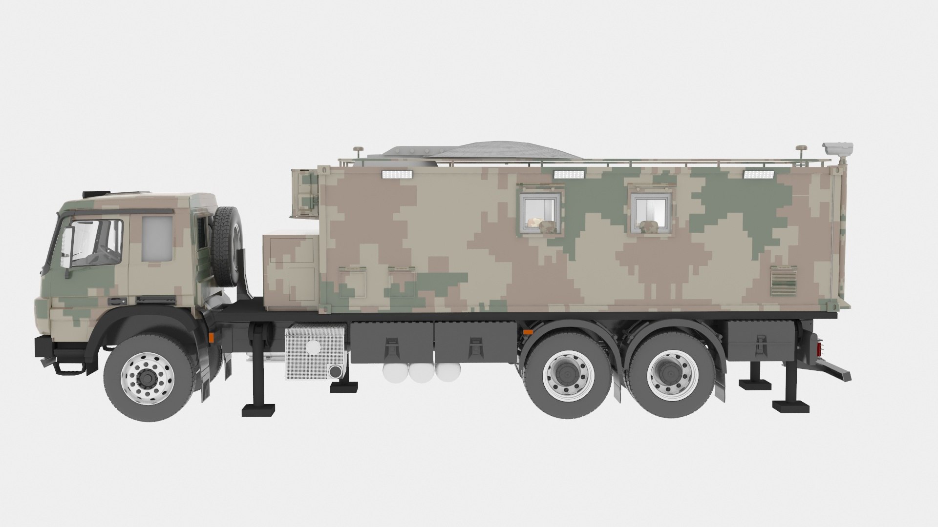 Command Vehicle 3D - TurboSquid 2123441