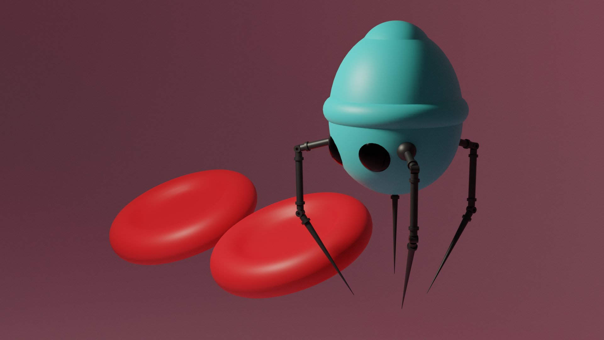 Nanobot Blood 3D Model - TurboSquid 1668862