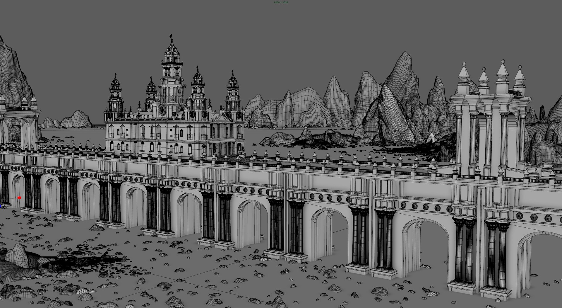 3D Castle Bridge Fantasy - TurboSquid 1423558