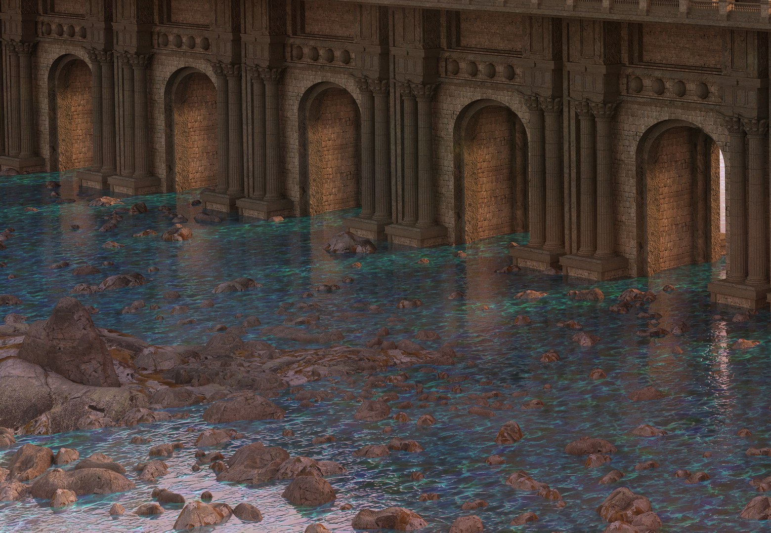 3D Castle Bridge Fantasy - TurboSquid 1423558