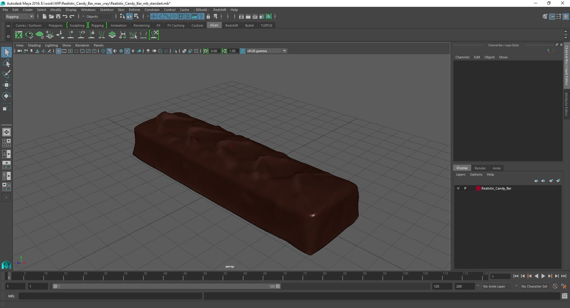 Realistic Candy Bar 3D Model - TurboSquid 2279759
