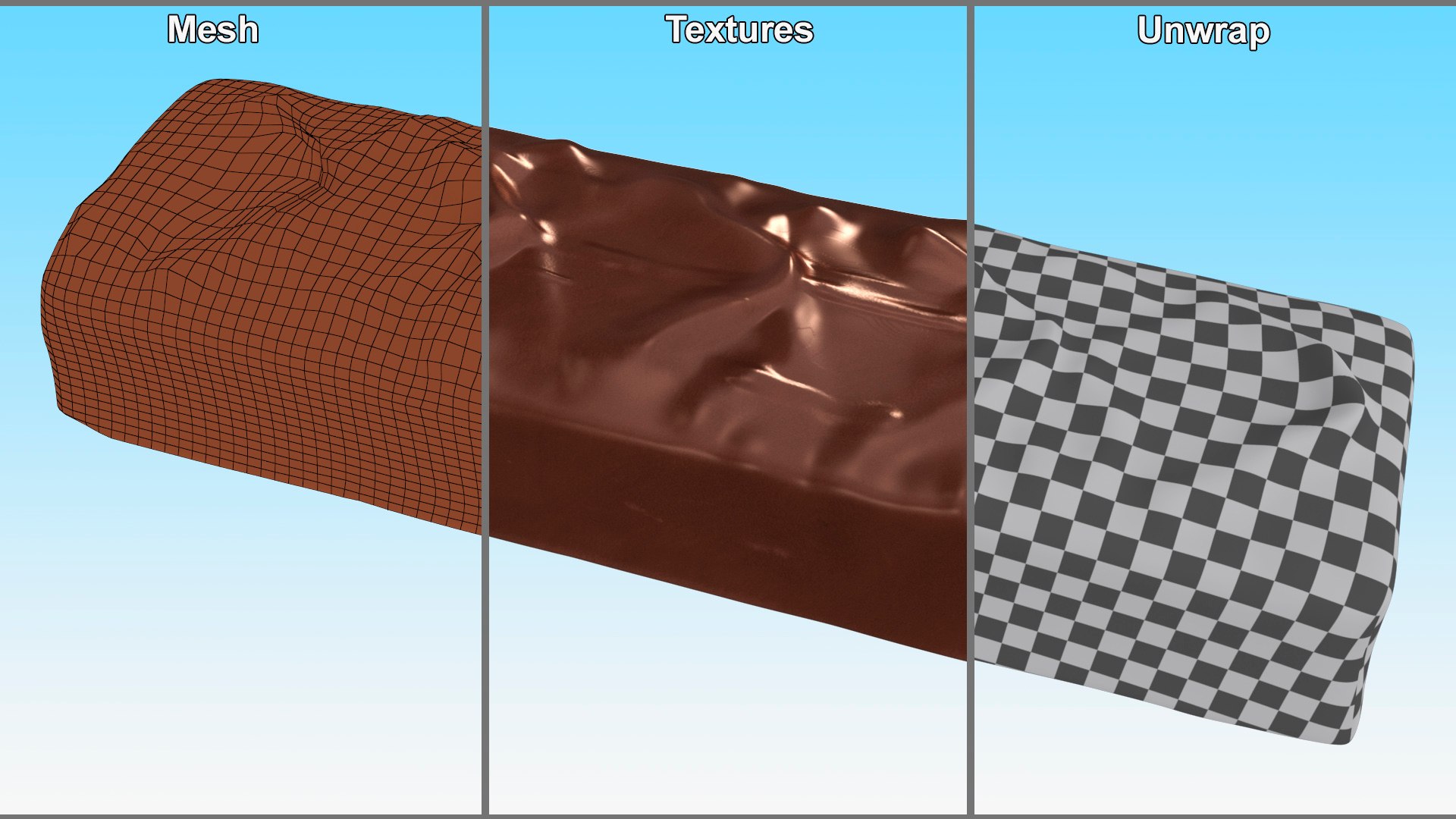 Realistic Candy Bar 3D Model - TurboSquid 2279759