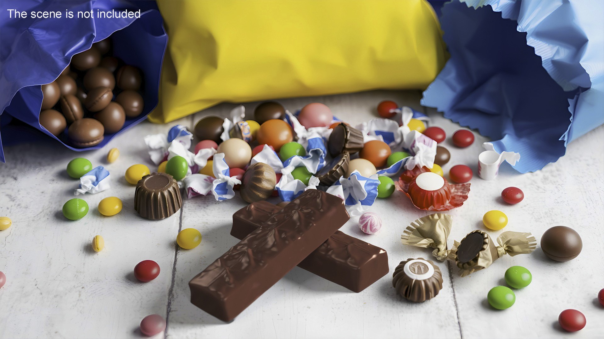 Realistic Candy Bar 3D Model - TurboSquid 2279759