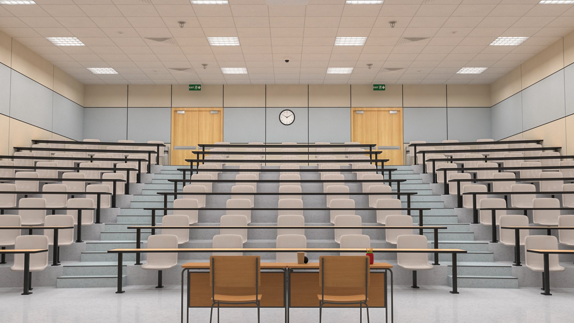 Lecture Hall 3D Model - TurboSquid 1770238