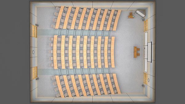 Lecture Hall 3D model - TurboSquid 1770238