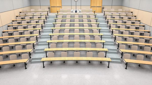 Lecture Hall 3D model - TurboSquid 1770238