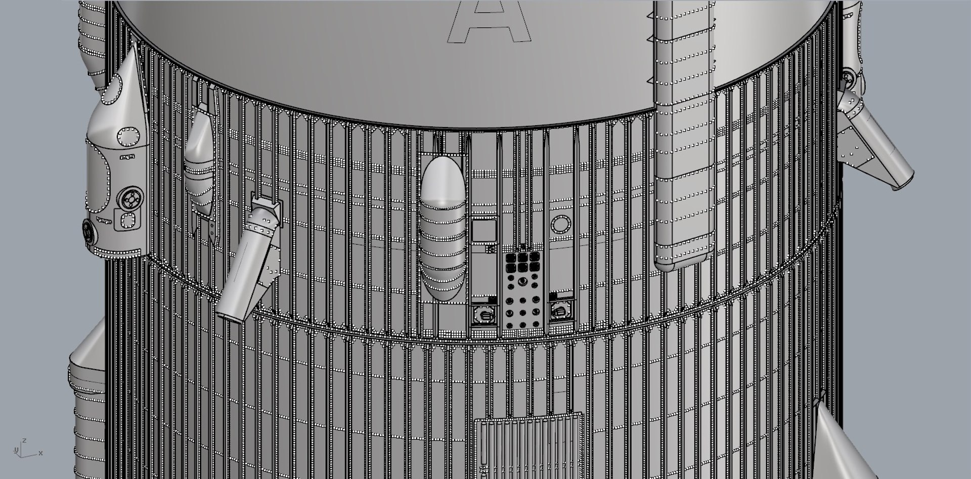 Saturn 1b 3d Model