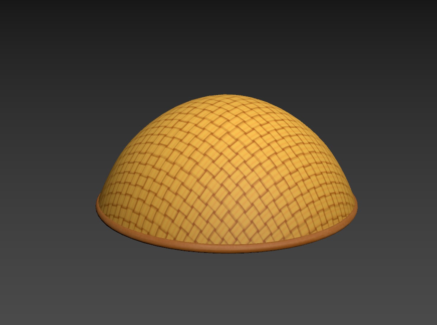 3D Japan Monk Hat Model - TurboSquid 1523530