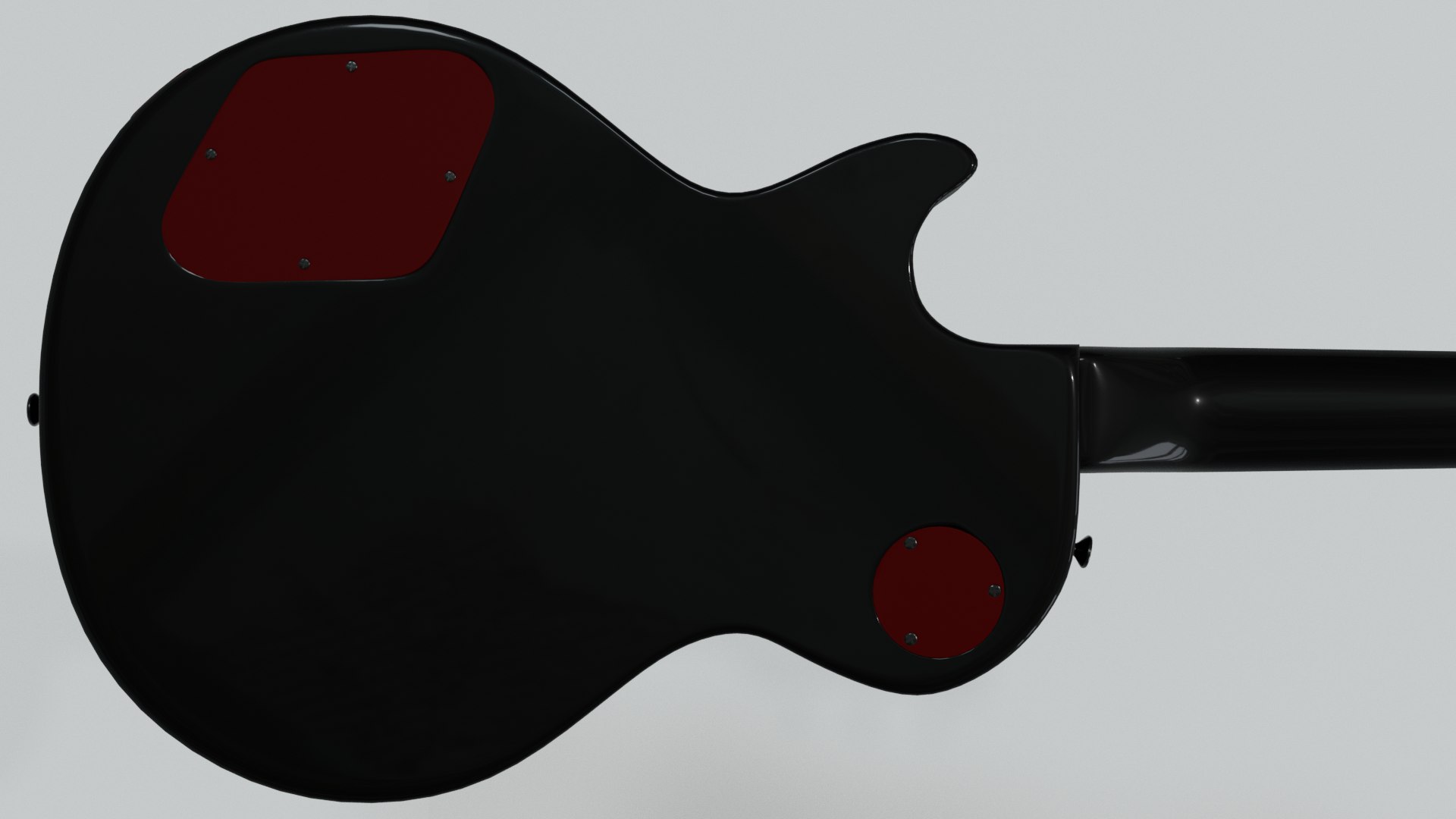 3D Goth Guitar - TurboSquid 1588032
