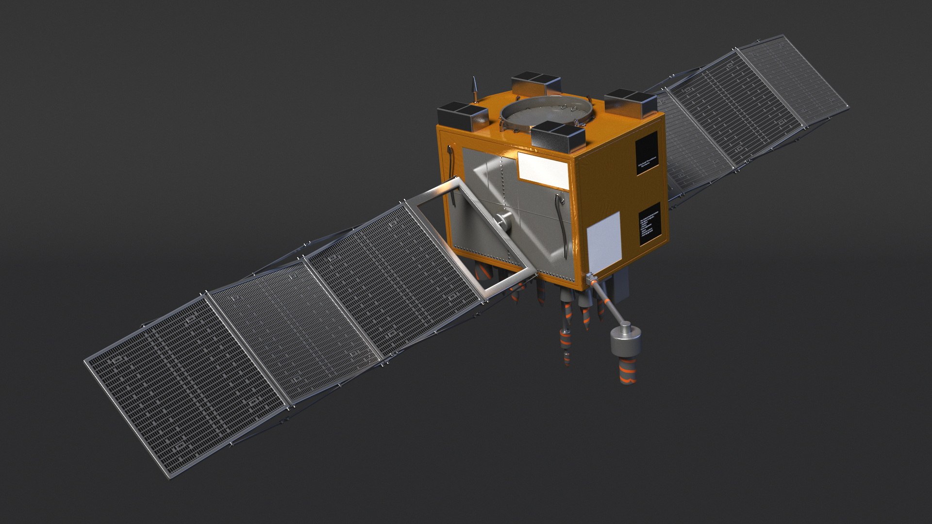 GPS Satellite Block IIF 3D Model - TurboSquid 2323072