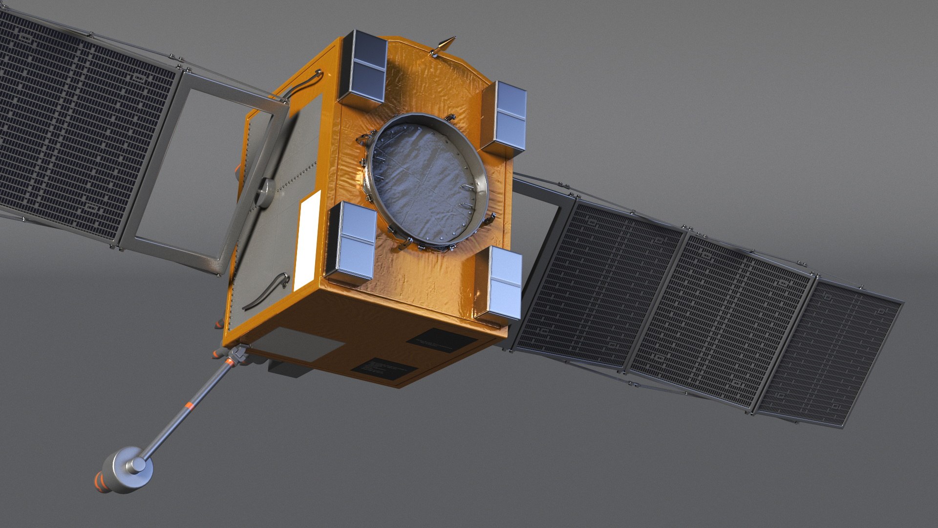 GPS Satellite Block IIF 3D Model - TurboSquid 2323072